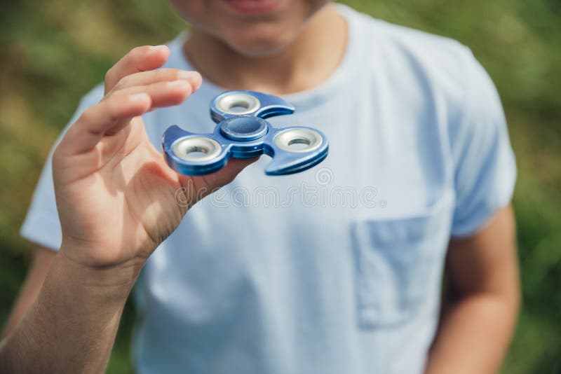 Person Playing With Fidget Spinner Stock Image - Image of fidget ...