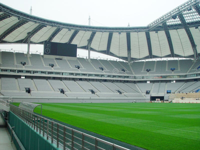 Playing Field stock image. Image of bleachers, built - 82414451