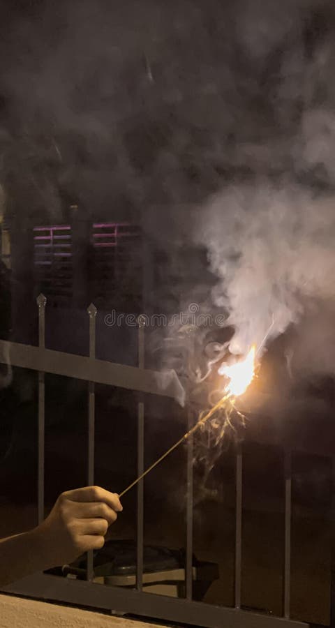 Playing fireworks stock photo. Image of year, light - 232141314