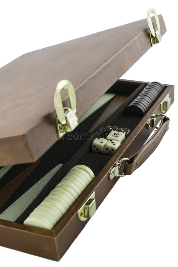Playing Games Series - Backgammon Board Game Case Stock Photo - Image ...