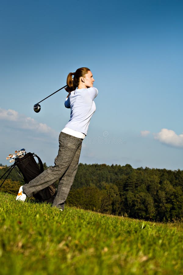 Playing golf stock photo. Image of iron, putting, hobby - 22342544