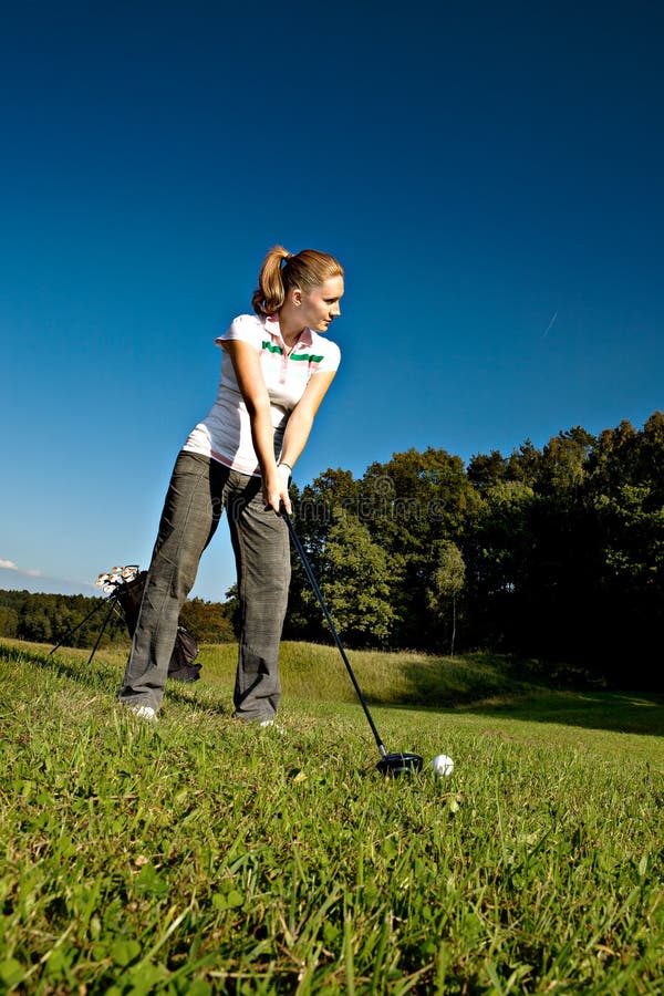 Playing golf stock image. Image of hobby, vacations, driver - 22342593