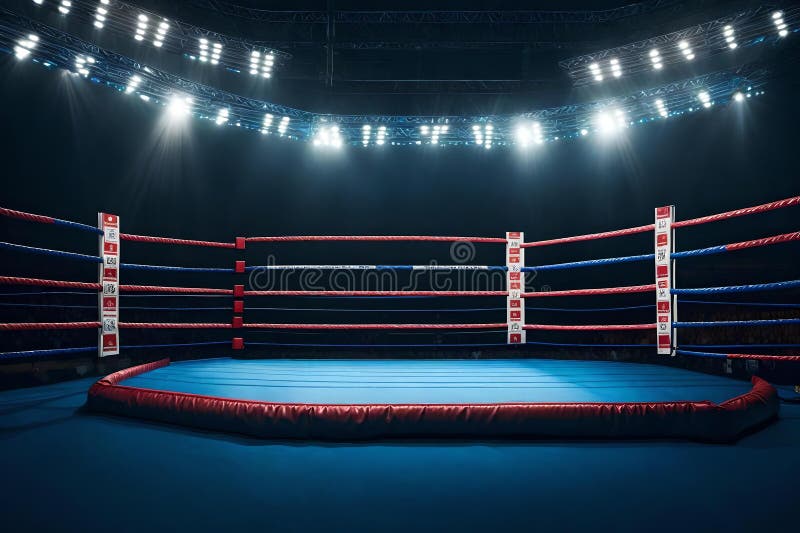 PLAYING GROUND of BOXING GENERATED by AI TOOL Stock Illustration ...