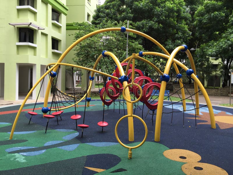 Playing ground stock image. Image of parent, children - 32668145