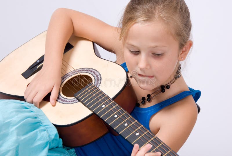 Playing guitar stock photo. Image of caucasian, comfortable - 4036826