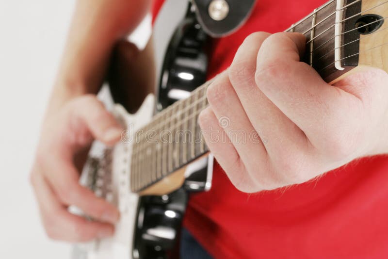 Playing guitar stock photo. Image of modern, playing, strumming - 4889020