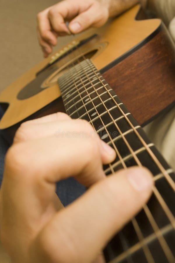 Playing Guitar stock photo. Image of musician, macro, fretboard - 715014