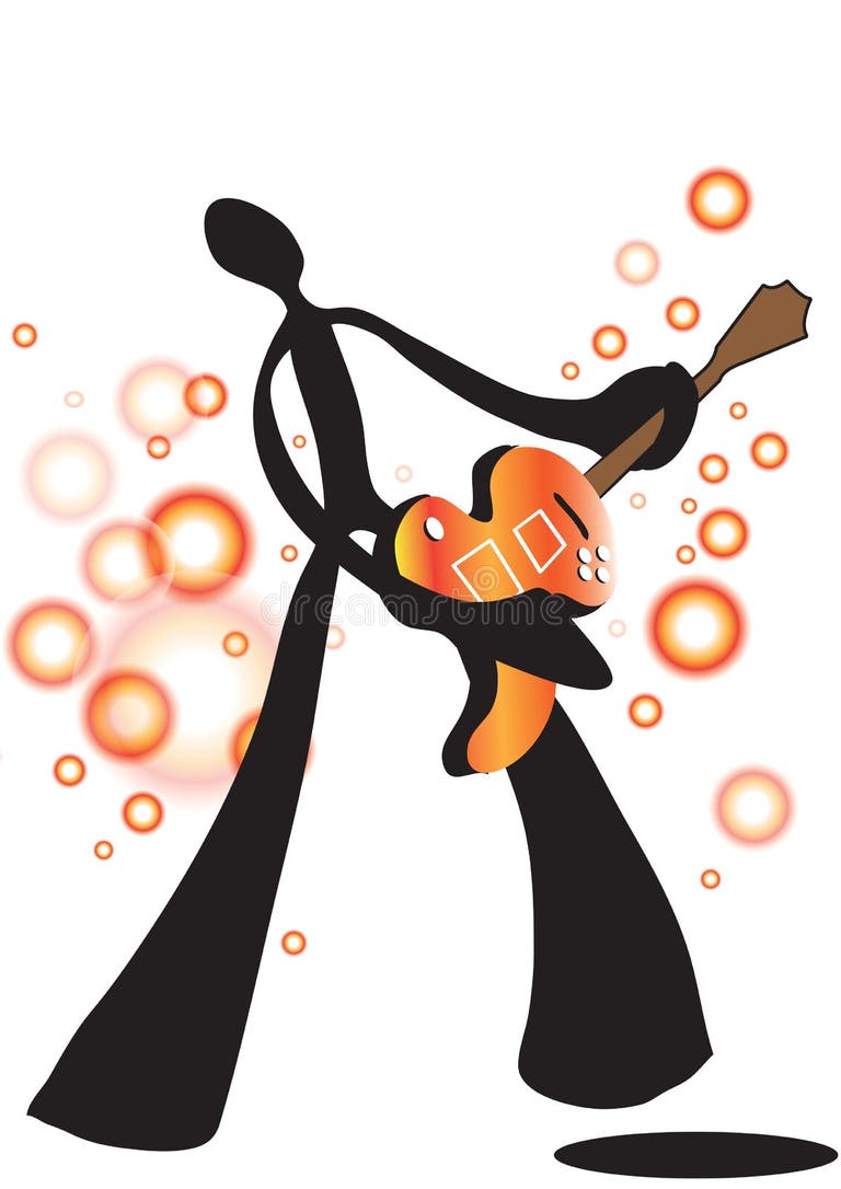 Man Singing Guitar Silhouette Stock Illustrations – 501 Man Singing ...