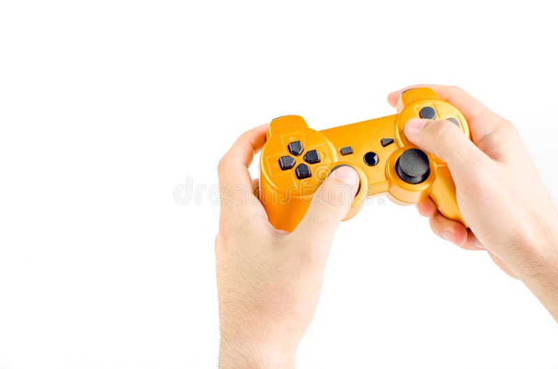 Playing with Joystick stock photo. Image of male, activity - 93527016