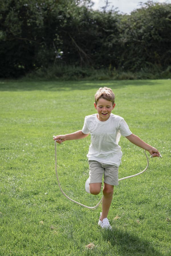 Playing with Jump Rope stock image. Image of england - 174557613