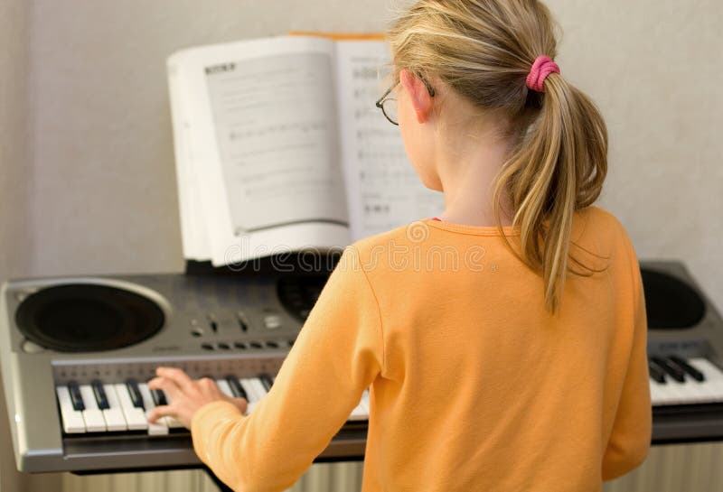 Playing keyboard stock image. Image of achievement, learn - 908691