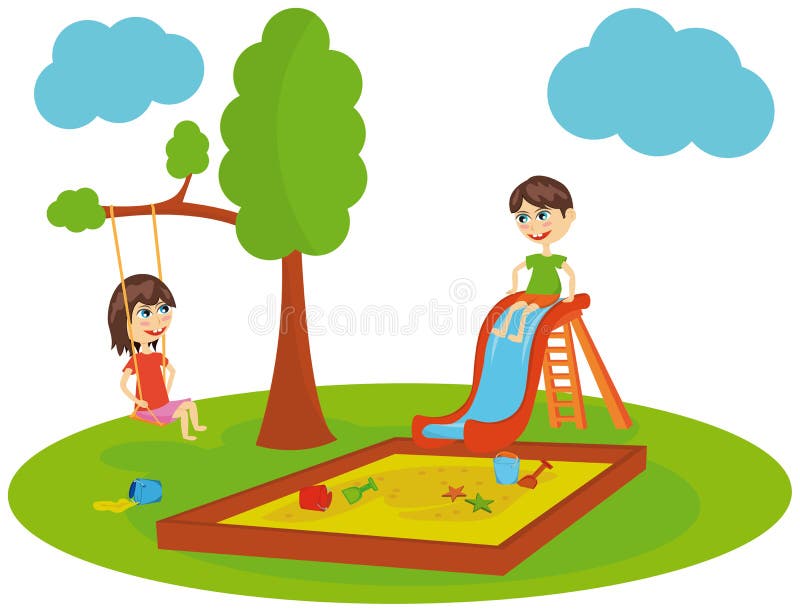 Kids painting a frame stock vector. Illustration of boys - 32274744