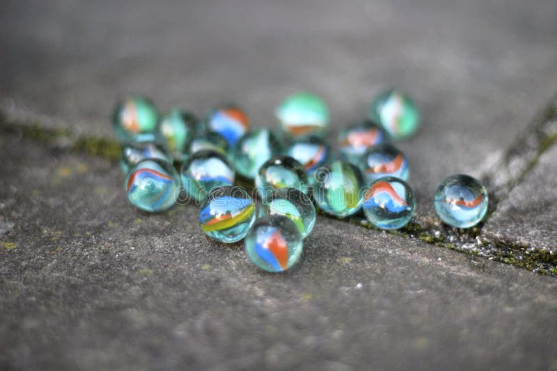 Playing marbles stock photo. Image of glass, vibrant - 41770106