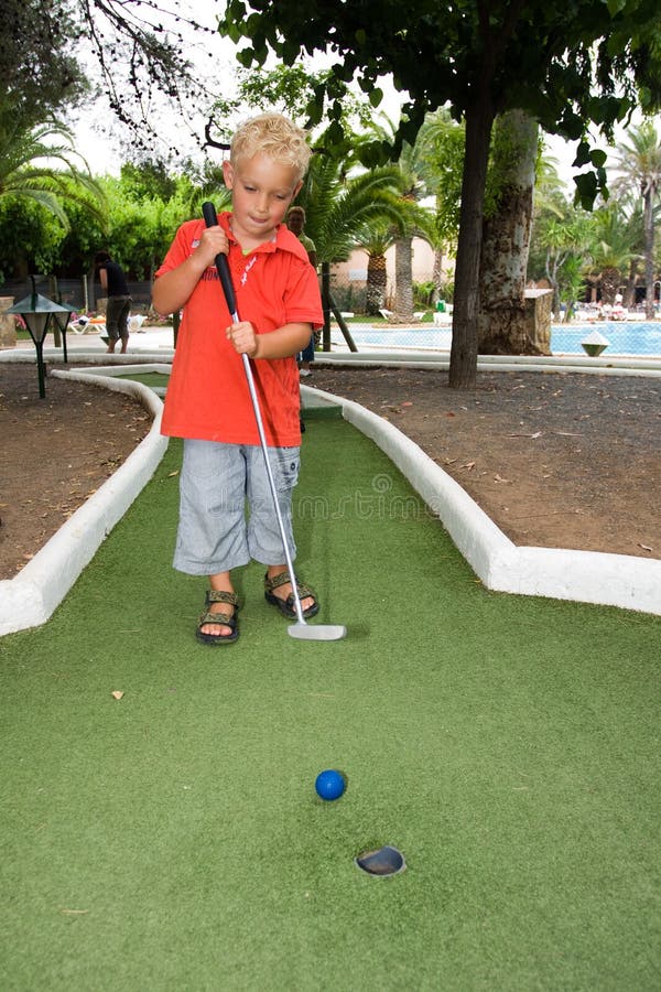 Playing mini golf stock photo. Image of playing, enjoyment - 6026220