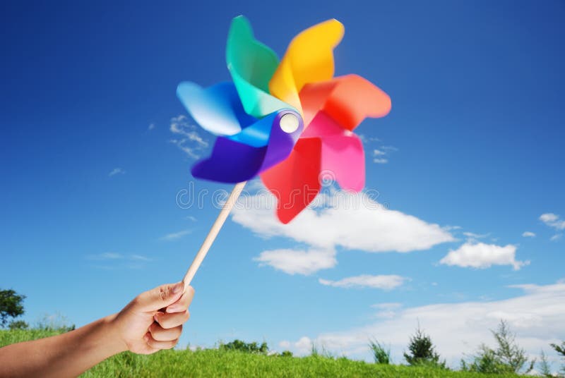 Pinwheel stock image. Image of spinner, pinwheel, spiral - 20613411