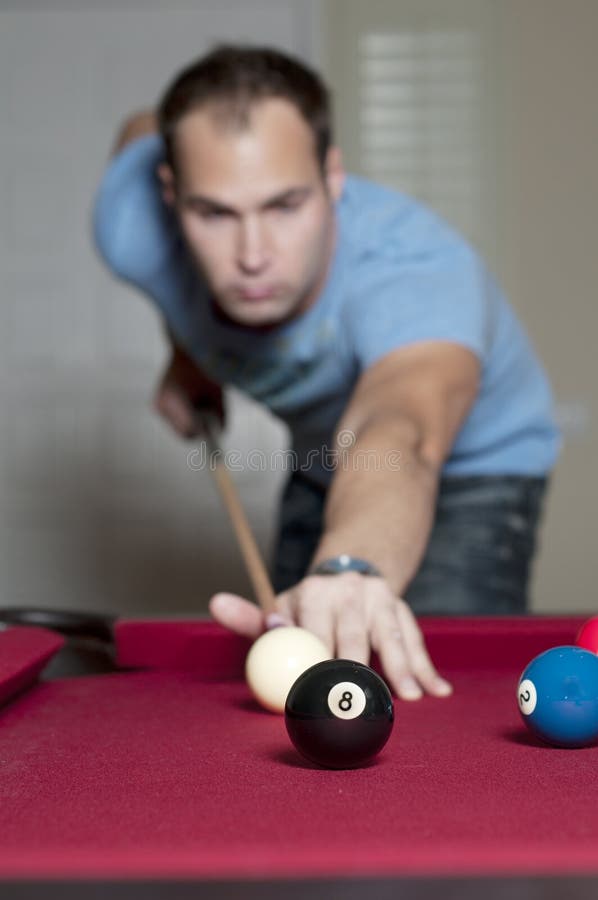 Playing pool stock image. Image of recreation, young - 20762461