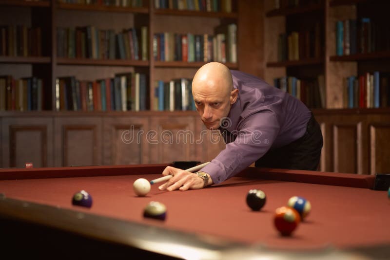 Playing pool billiards stock image. Image of playing - 17434739