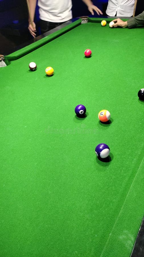 Playing Pool Snap in Holidays Enjoying Stock Photo - Image of holidays ...