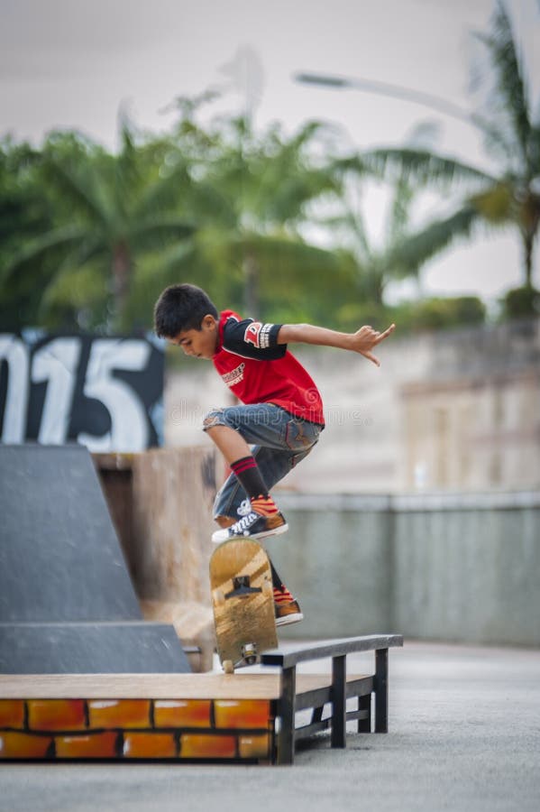 Playing Skate Board editorial stock image. Image of games - 54584964