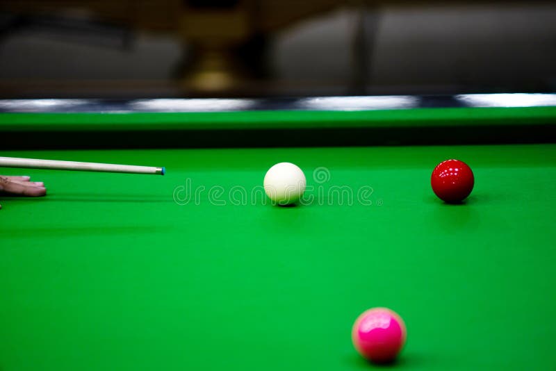 Playing Snooker 6 Red in Thailand Select Spot Focus Stock Image - Image ...