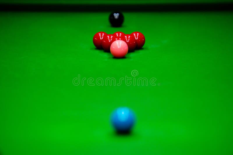 Playing Snooker 6 Red in Thailand Select Spot Focus Stock Image - Image ...