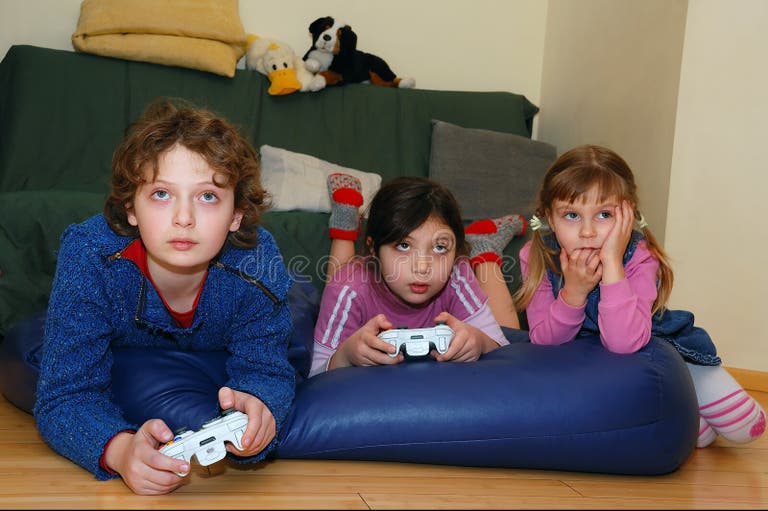 194 Children Playing Playstation Stock Photos - Free & Royalty-Free ...