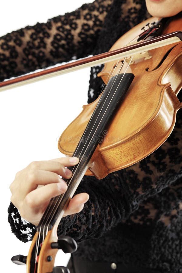 Playing a violin stock photo. Image of pianissimo, instrument - 11232428