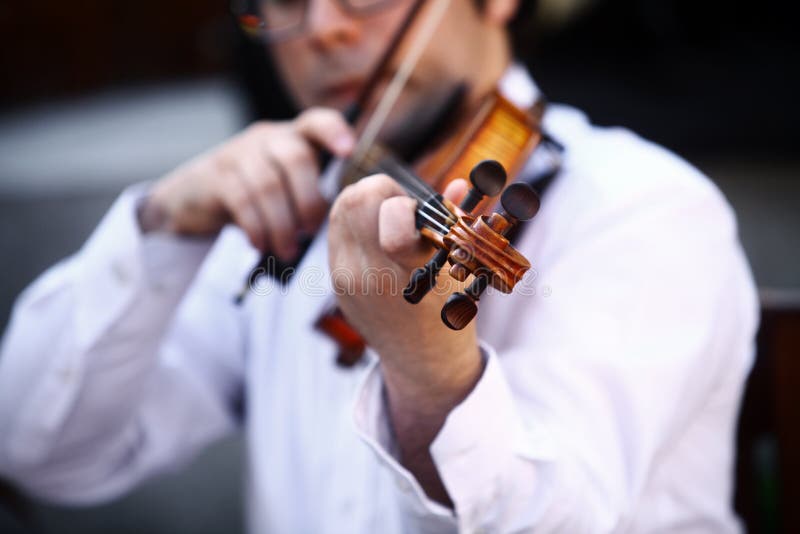Playing violin stock photo. Image of performing, music - 46606676