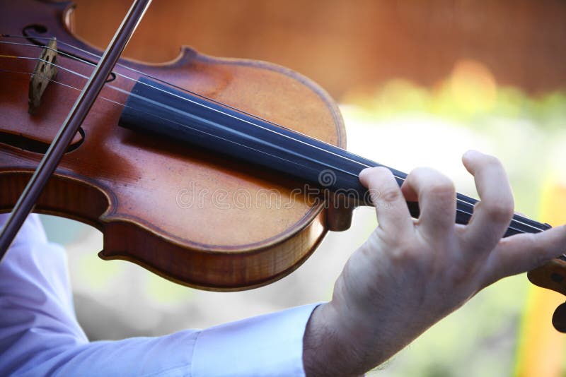 Playing violin stock image. Image of orchestra, person - 46895051
