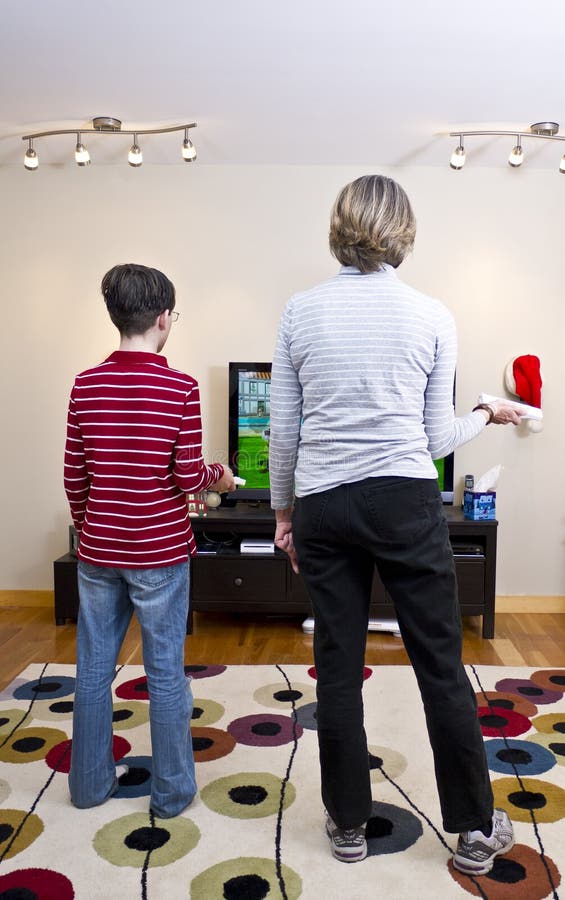 Playing the Wii Video Game System Editorial Photography - Image of game ...