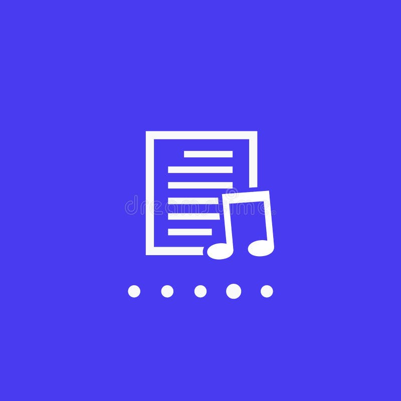 Playlist Icon for Apps, Vector Stock Vector - Illustration of music ...