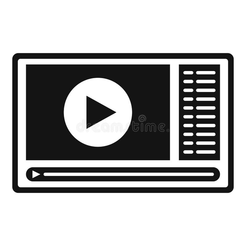 Playlist Player Icon Simple Vector. Ui Music Phone Stock Vector ...