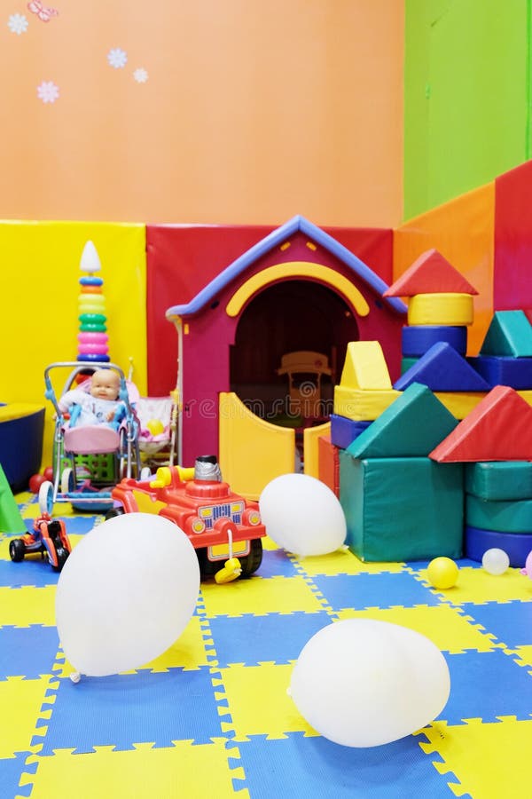 Playroom stock photo. Image of blue, decorating, lifestyle - 51646018