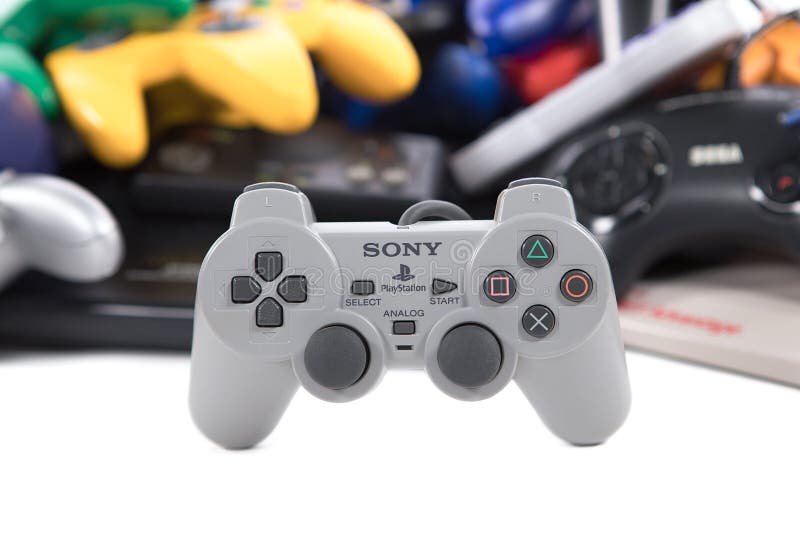 PlayStation Controller editorial stock photo. Image of playstation ...