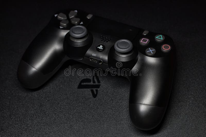 PlayStation Controller Placed on Top of the System Editorial Stock ...