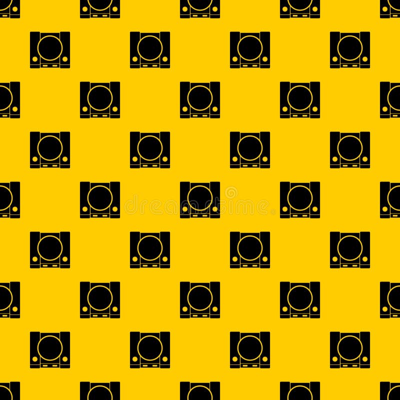 PlayStation pattern vector stock vector. Illustration of hardware ...