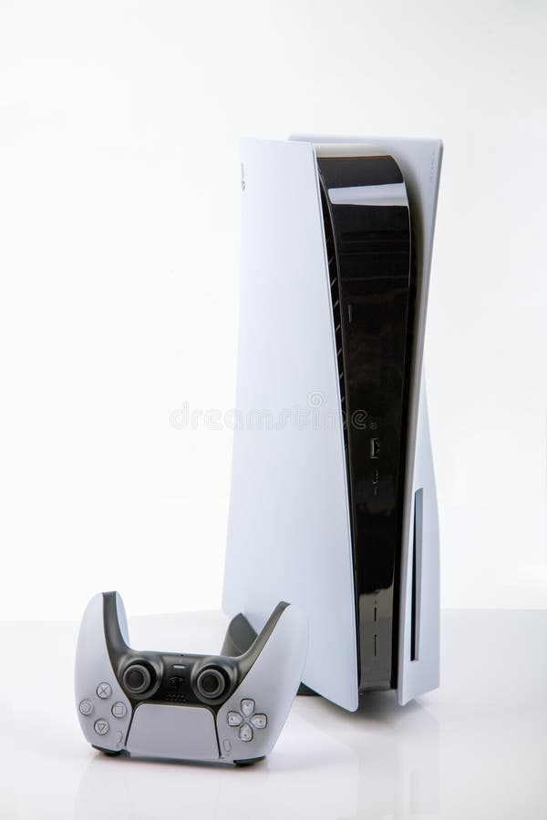 Playstation 5 Play Console with Controller Editorial Stock Photo ...