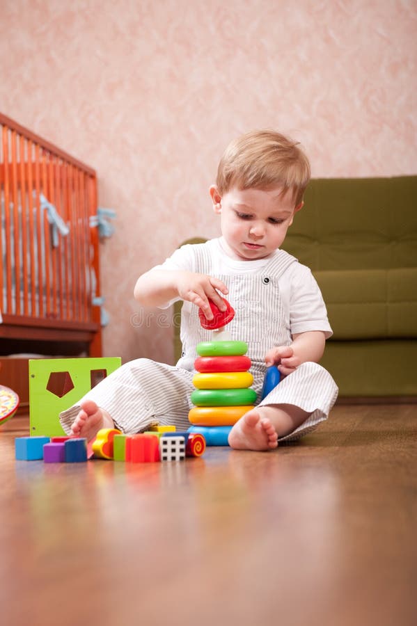 Playtime in playroom stock photo. Image of playroom, block - 15785752