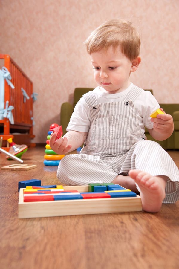 Playtime in playroom stock photo. Image of happy, kindergarten - 15926638