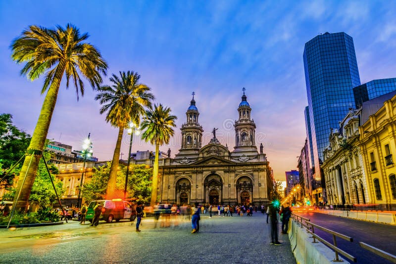 Plaza De Armas, Santiago De Chile, Cile Immagine Stock Editoriale ...