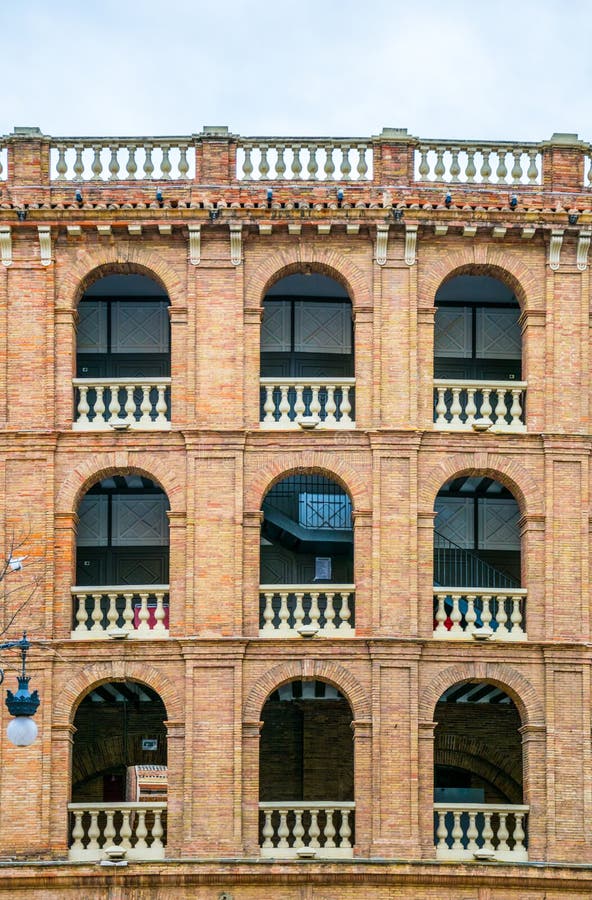 The Plaza De Torros De Valencia Building of Corrida...IMAGE Stock Image ...