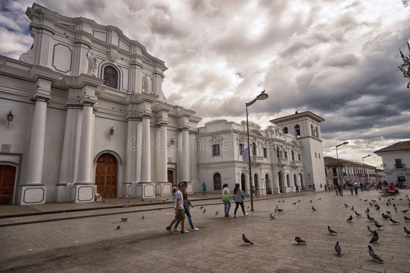 Plaza Del Centro De Popayan Colombia Imagen de archivo editorial ...