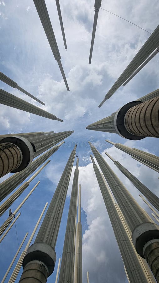 Plaza Square Cisneros Monument Medellin Colombia Editorial Photography ...
