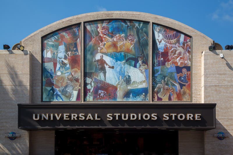 Plaza of the Stars at the Universal Studios Amusement Park, Orlando ...