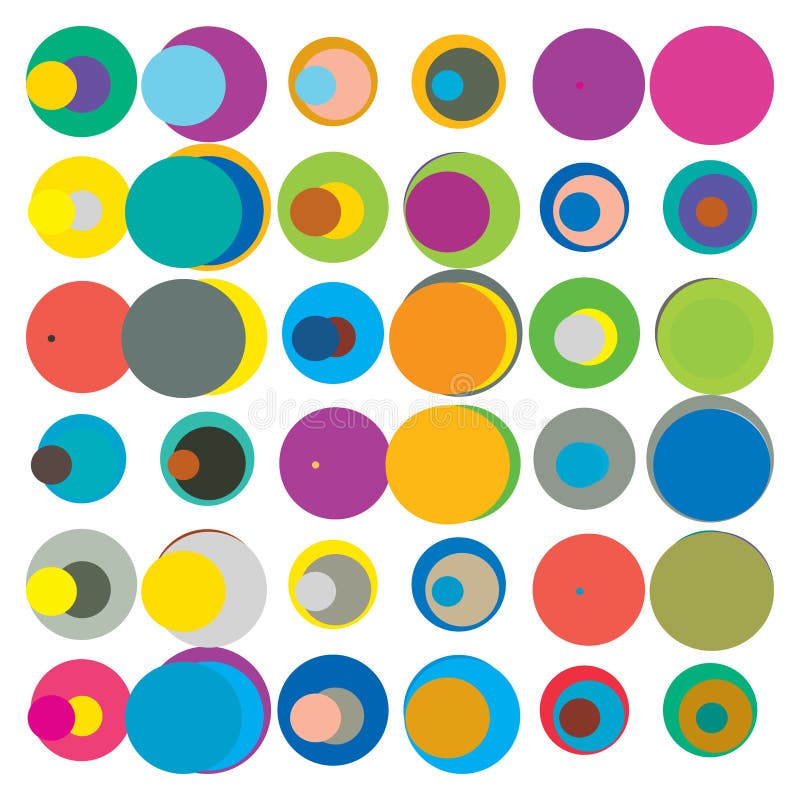 Plazful Random Dots, Circles. Dots, Circles Vector Illustration ...
