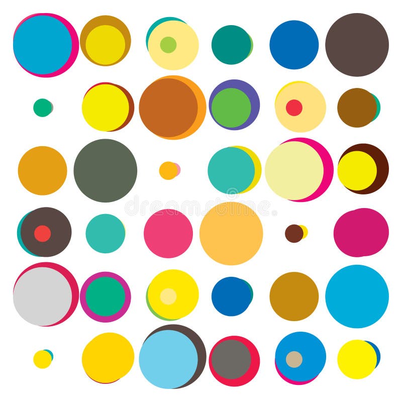 Plazful Random Dots, Circles. Dots, Circles Vector Illustration ...