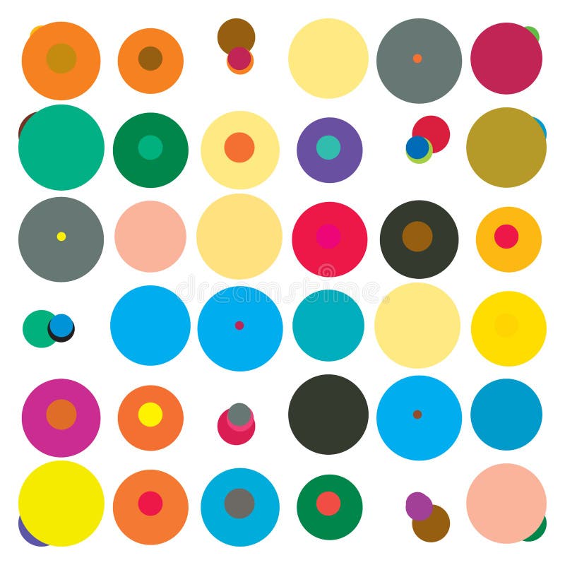 Plazful Random Dots, Circles. Dots, Circles Vector Illustration ...