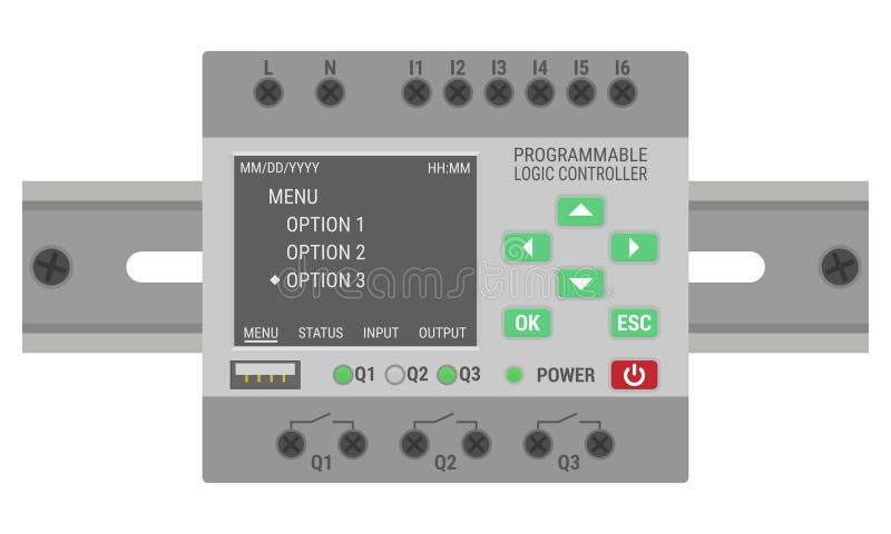Plc Controller Vector Stock Illustrations – 67 Plc Controller Vector ...