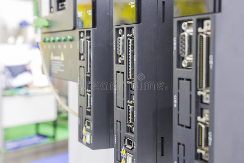 The PLC Controller for Industrial Machine Stock Photo - Image of ...