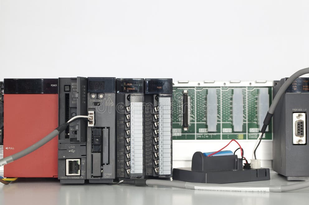 Plc unit stock image. Image of chip, drive, board, industrial - 24416911